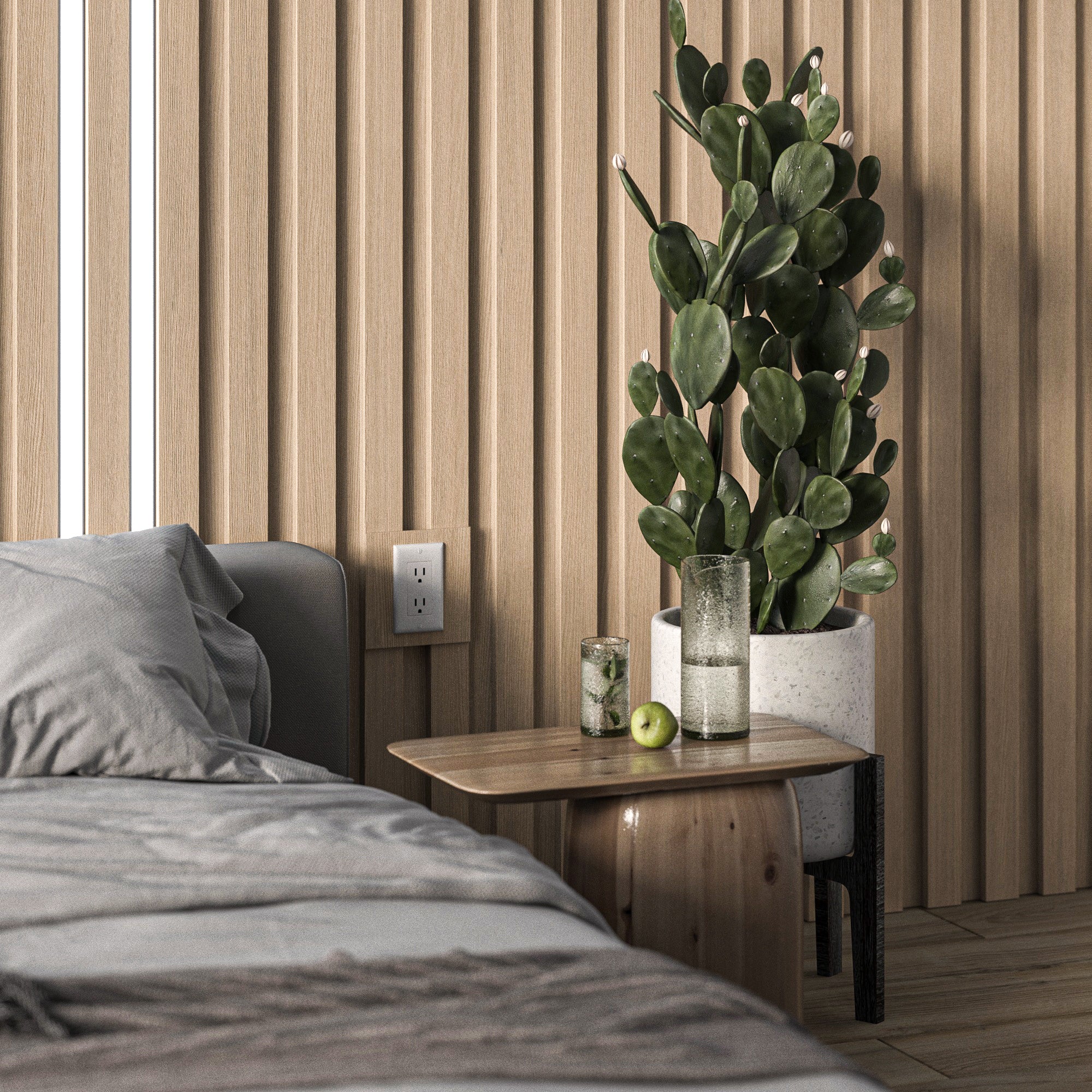 Linear Wood Panels with Wood Backing – CW WOODCRAFT