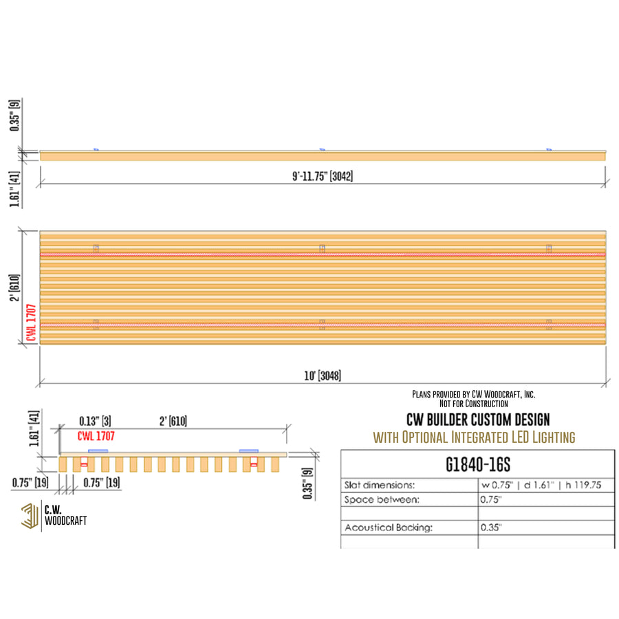 G1840-16S-WW | Linear Wood on Wood Panel – CW WOODCRAFT