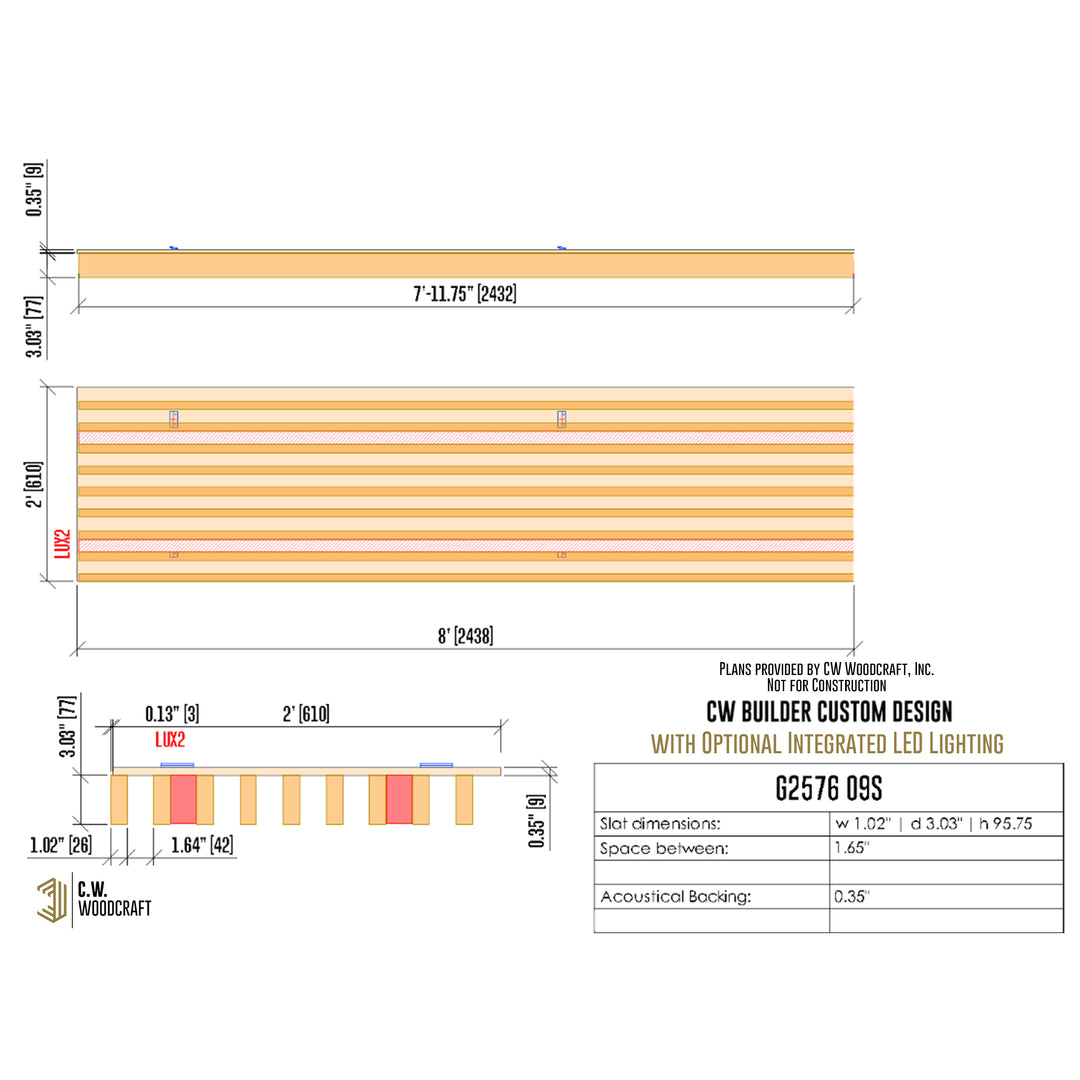 G2576-09S-WW | Linear Wood on Wood Panel – CW WOODCRAFT