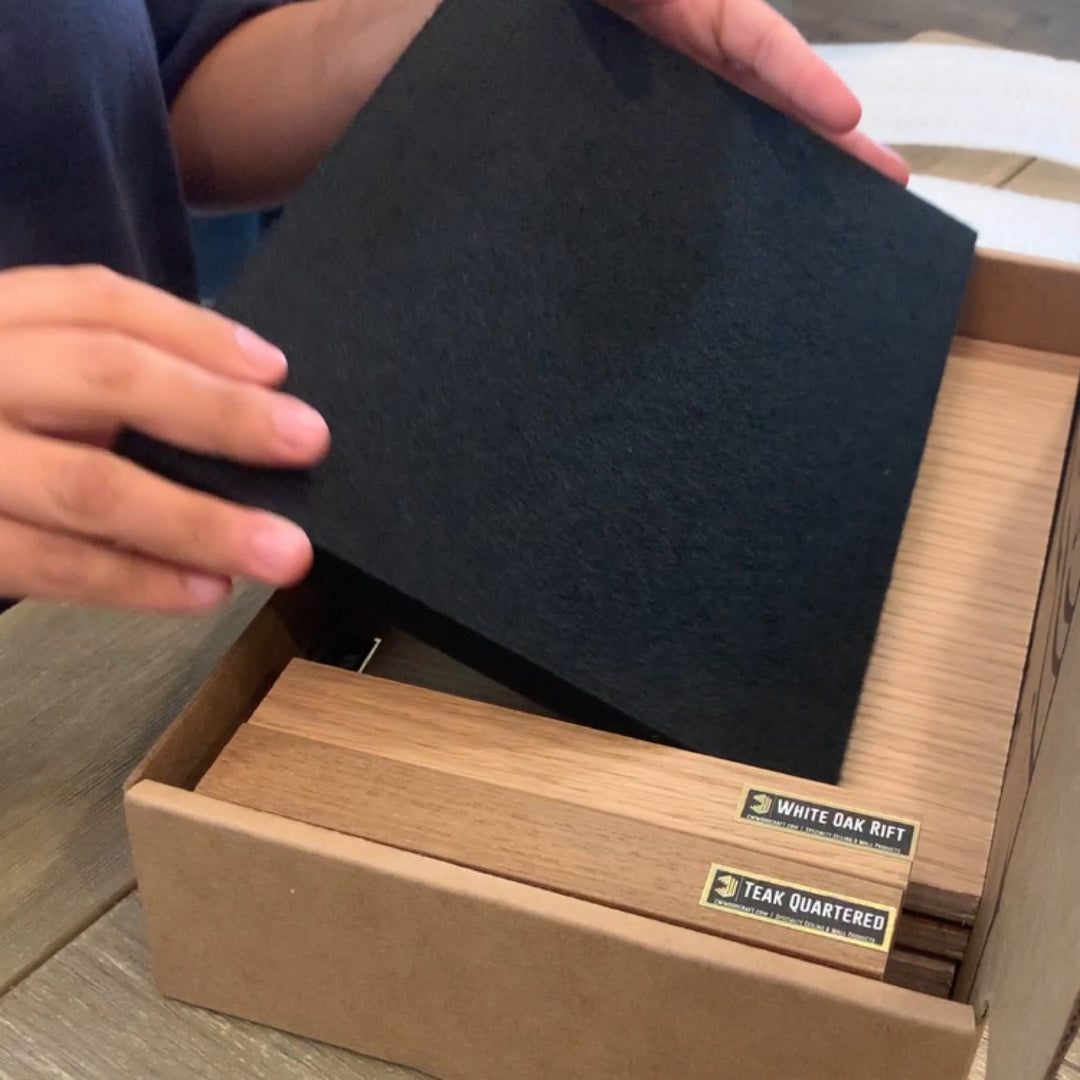 Wood finish samples for wood paneling – CW WOODCRAFT