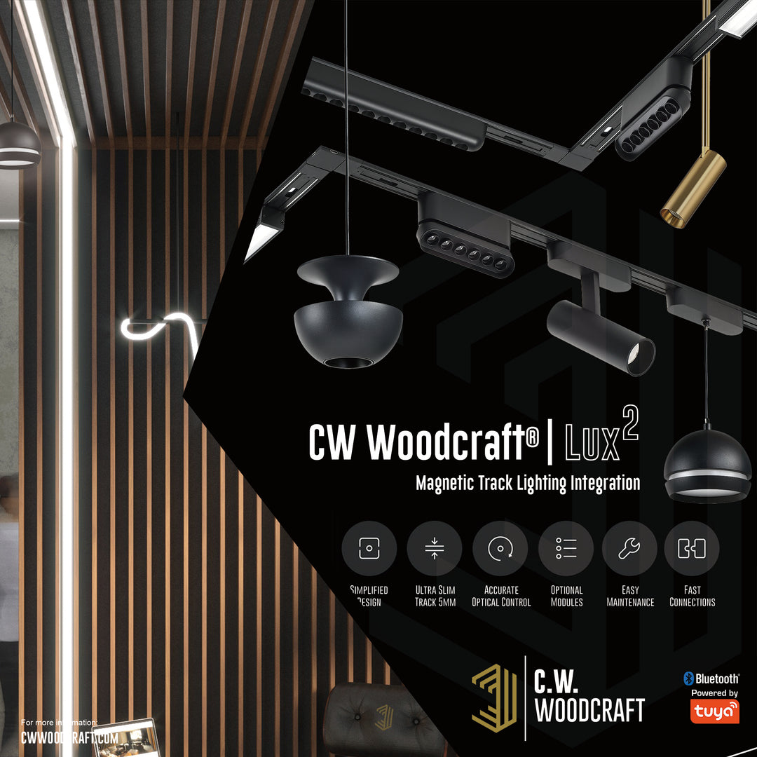 Magnetic LED Lighting connector accessories for wood panels