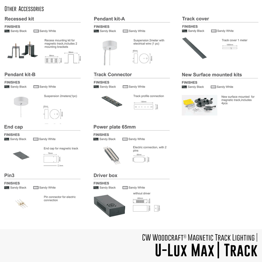 U-LUX MAX | Magnetic Lighting System | Track – CW WOODCRAFT