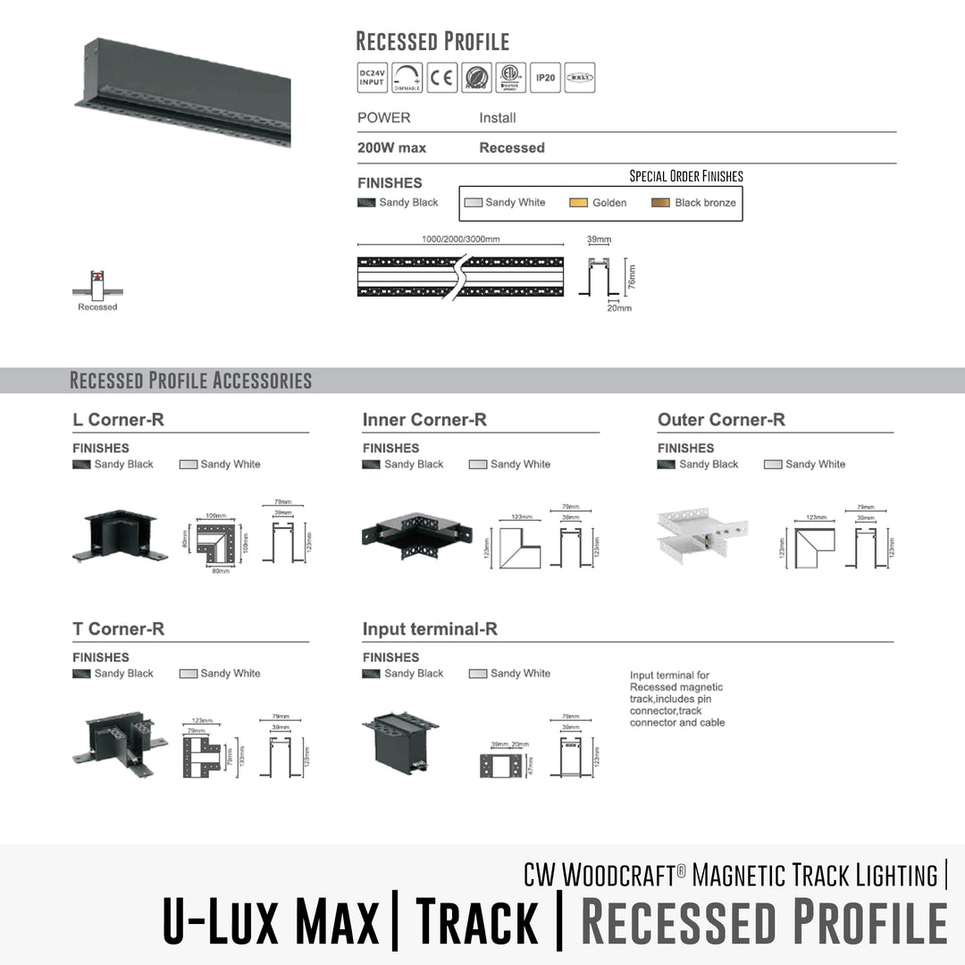 U-LUX MAX | Magnetic Lighting System | Track – CW WOODCRAFT